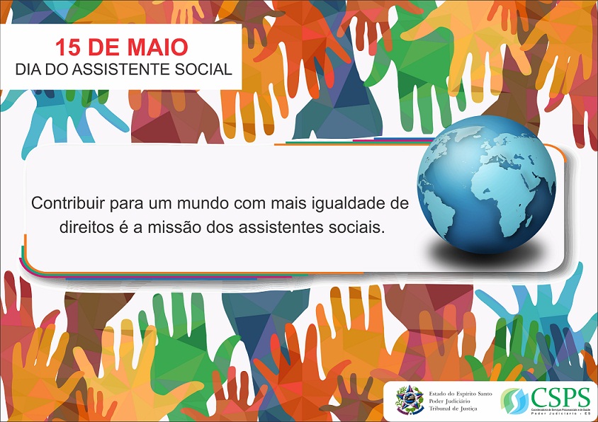 TJES » 15 de maio – Dia do Assistente Social